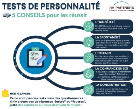 5 CONSEILS POUR RÉUSSIR LES TESTS DE PERSONNALITÉ